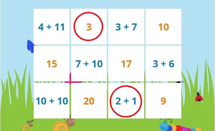Math Addition Puzzles Up To 20